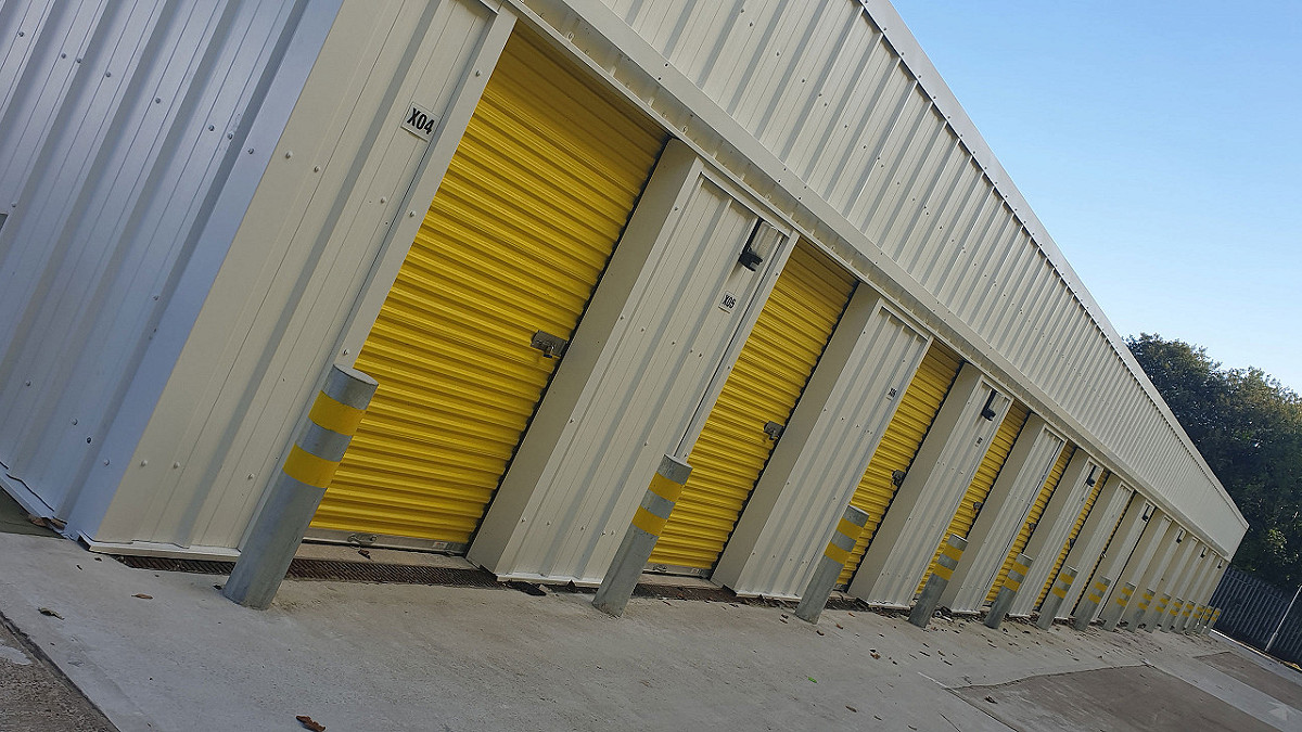 Build of external storage units and infrastructure, Leeds West Yorkshire